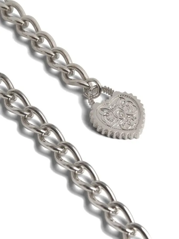Dsquared2 Heart-pendant Chain-link Belt