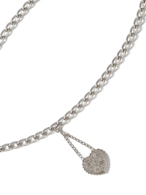 Dsquared2 Heart-pendant Chain-link Belt