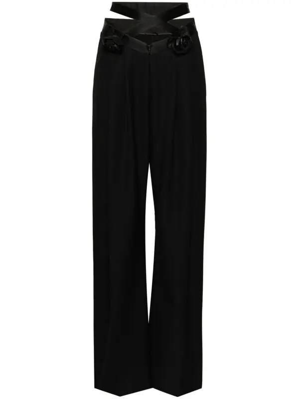 SEEN USERS Name Wrapped In Roses Tailored Trousers