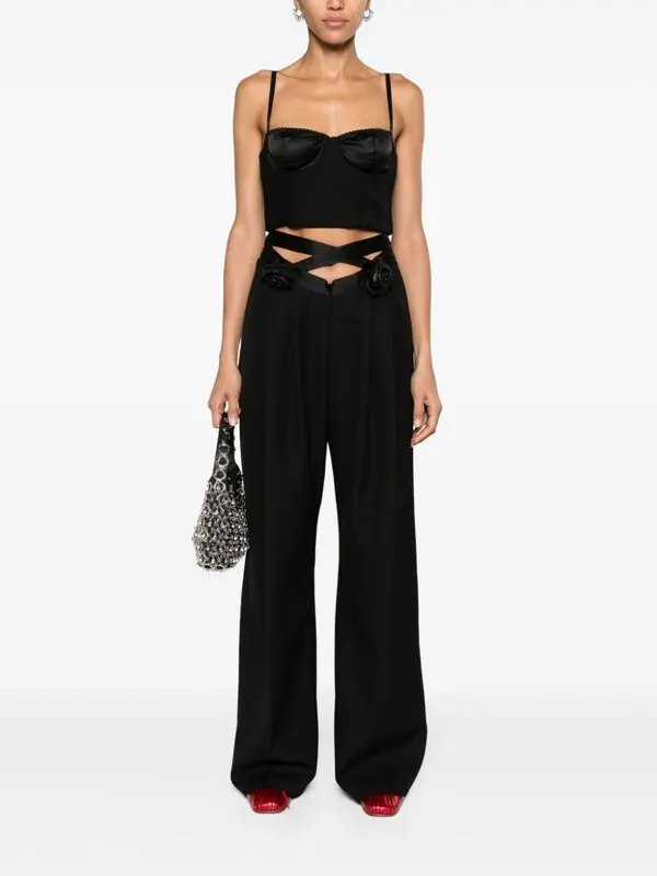 SEEN USERS Name Wrapped In Roses Tailored Trousers