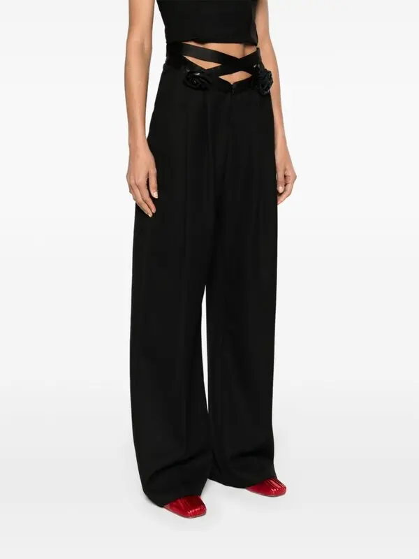 SEEN USERS Name Wrapped In Roses Tailored Trousers