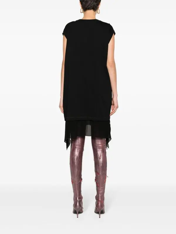 asymmetric t shirt dress UPCYCLED ASYMMETRICAL T-SHIRT DRESS – ZAIGA BRUTANE STUDIO