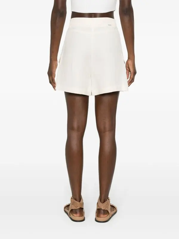 Woolrich Pleated Cargo Shorts - Neutrals