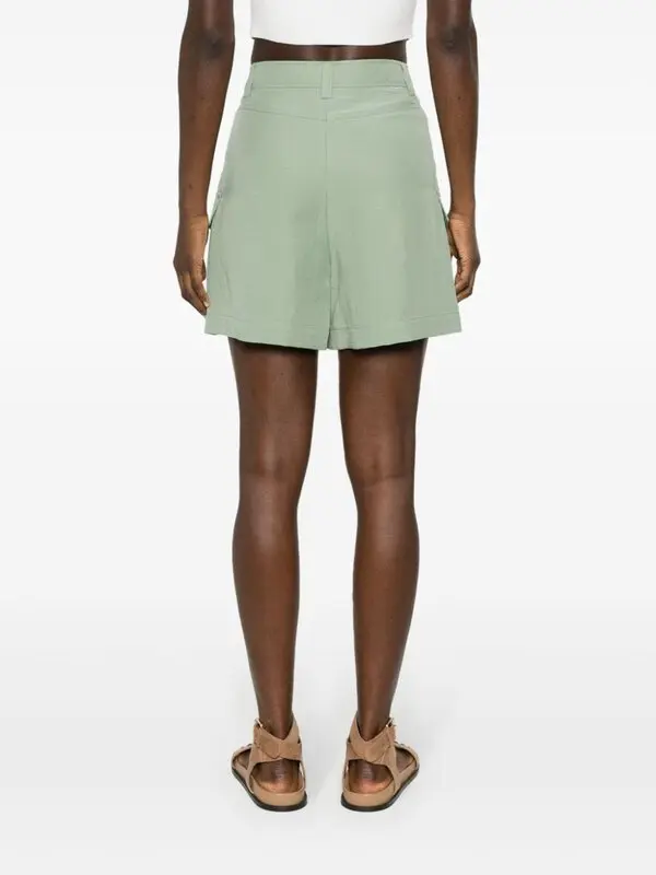 Woolrich Pleated Cargo Shorts - Green