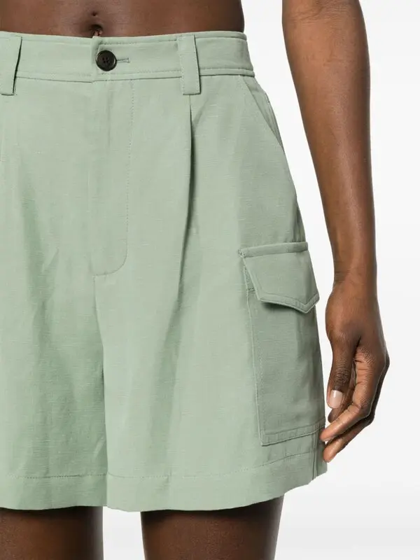 Woolrich Pleated Cargo Shorts - Green