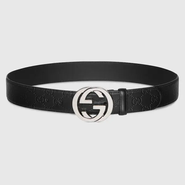 Gucci Belt With Interlocking G Buckle