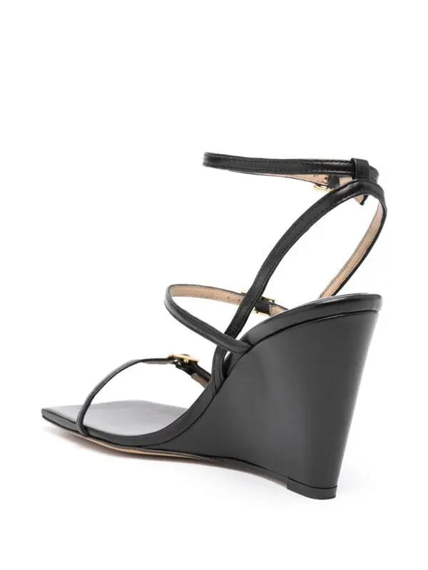 WANDLER 95mm Wedge Leather Sandals