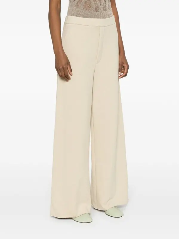 Gauchère Wide-leg Jersey Trousers