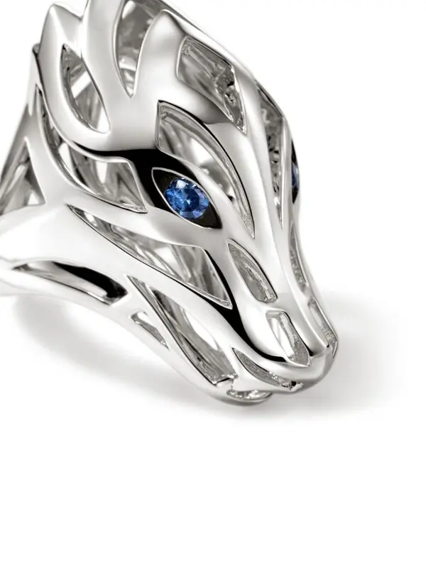 John Hardy Naga Saddle Sterling- Ring - Silver