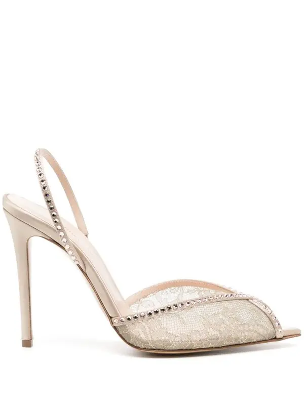ANDREA WAZEN Katy 105mm Slingback Pumps
