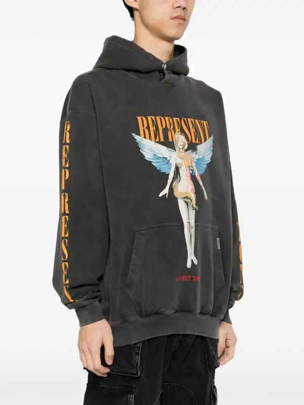 REPRESENT Reborn Graphic-print Hoodie