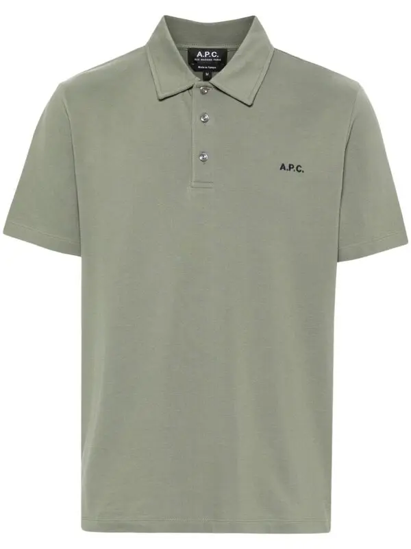 A.p.c. Carter Polo Shirt - Green
