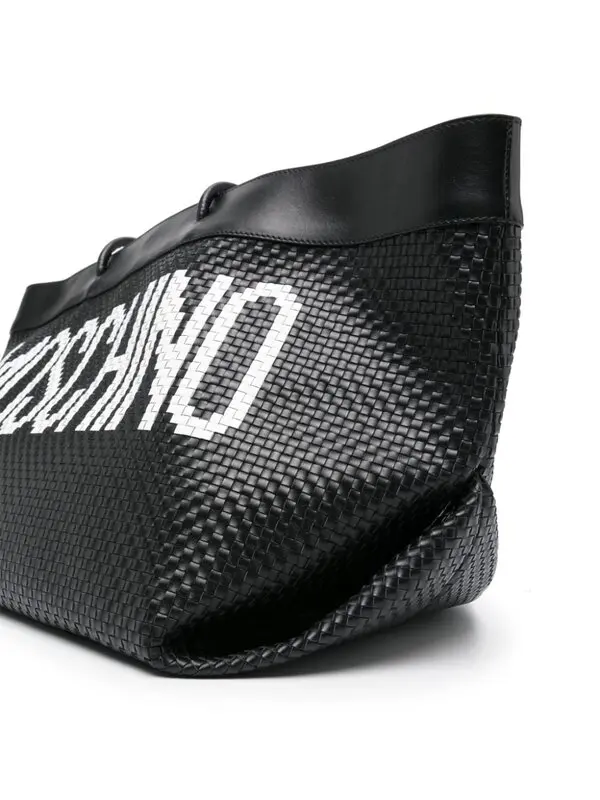Moschino Interwoven Tote Bag - Black