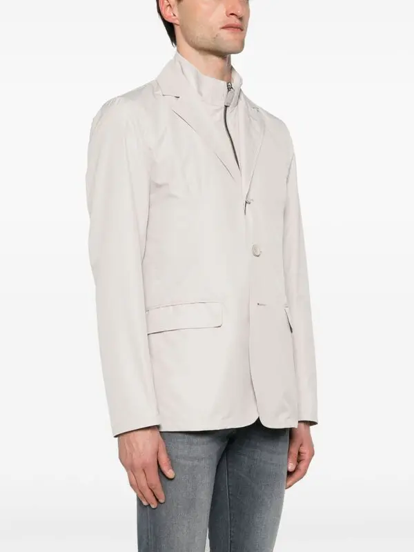 Herno Byron Layered Single-breasted Blazer - Neutrals