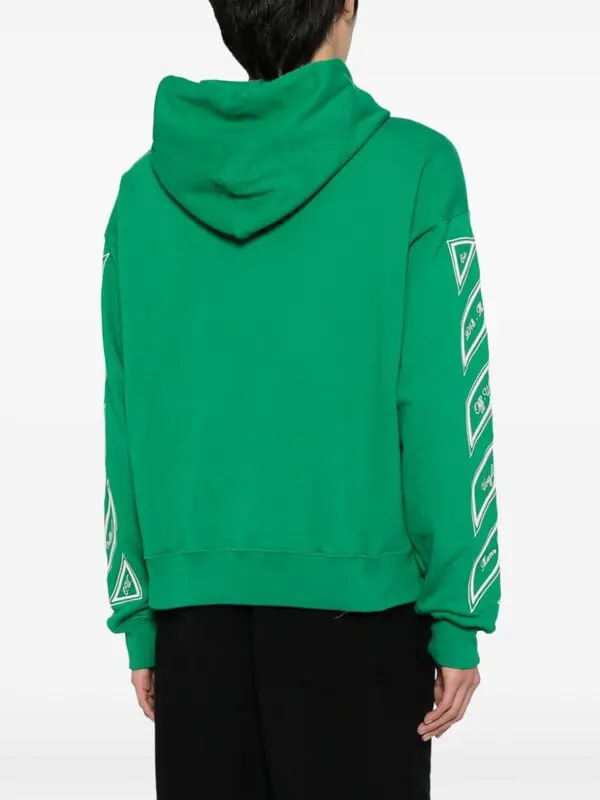 Off-White Diag-stripe Zip-up Hoodie