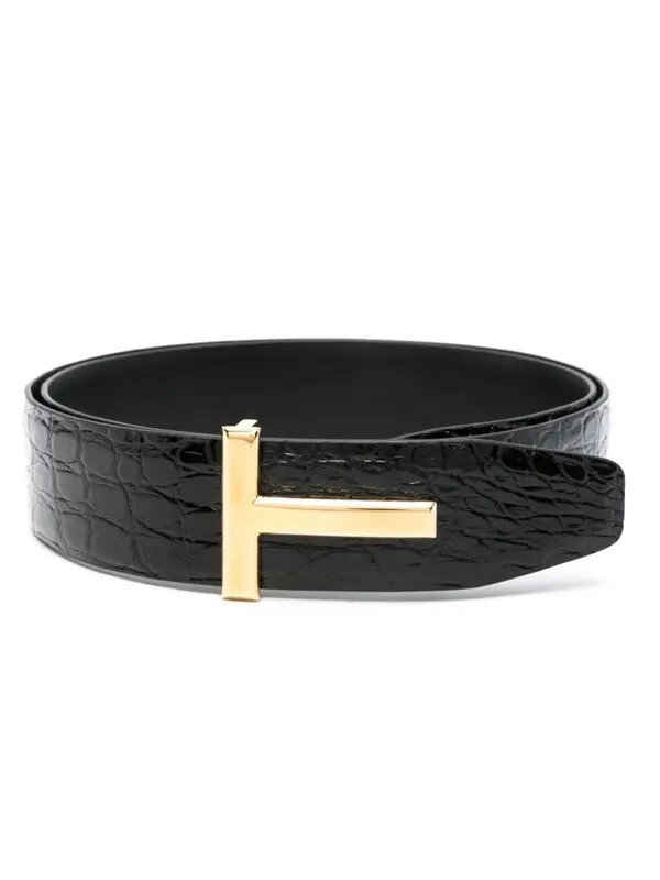 TOM FORD T Icon Belt - Black