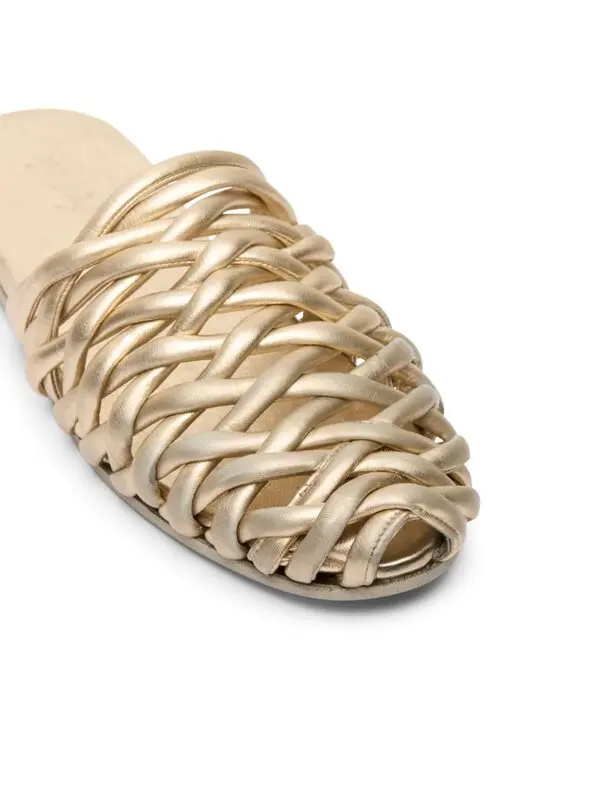 Marsèll Steccoblocco Woven Leather Mules