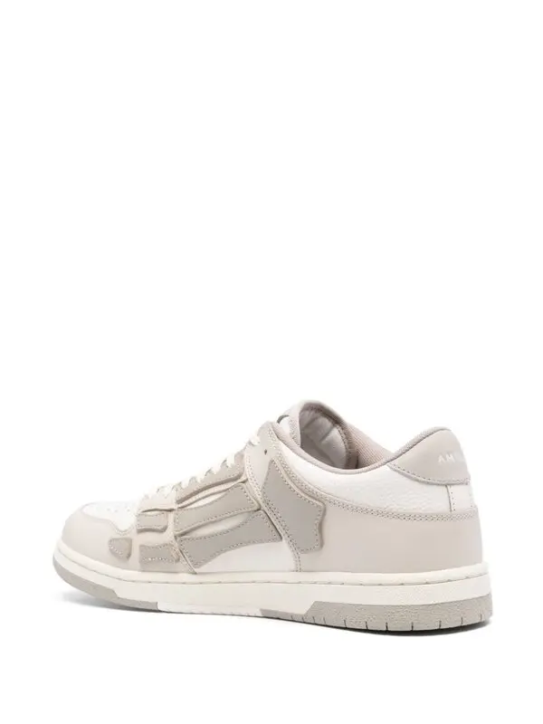 Amiri Skel Leather Sneakers - White