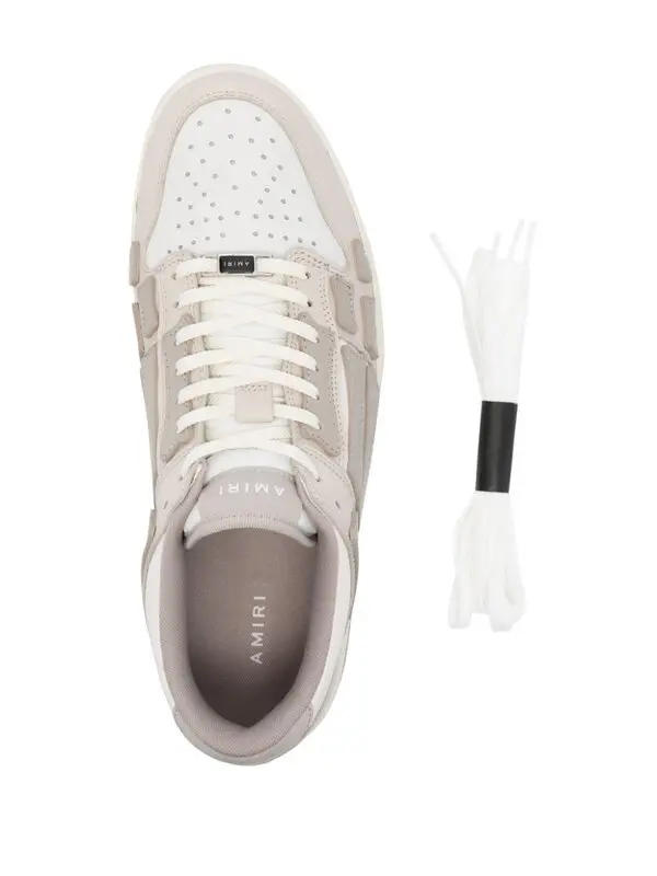 Amiri Skel Leather Sneakers - White