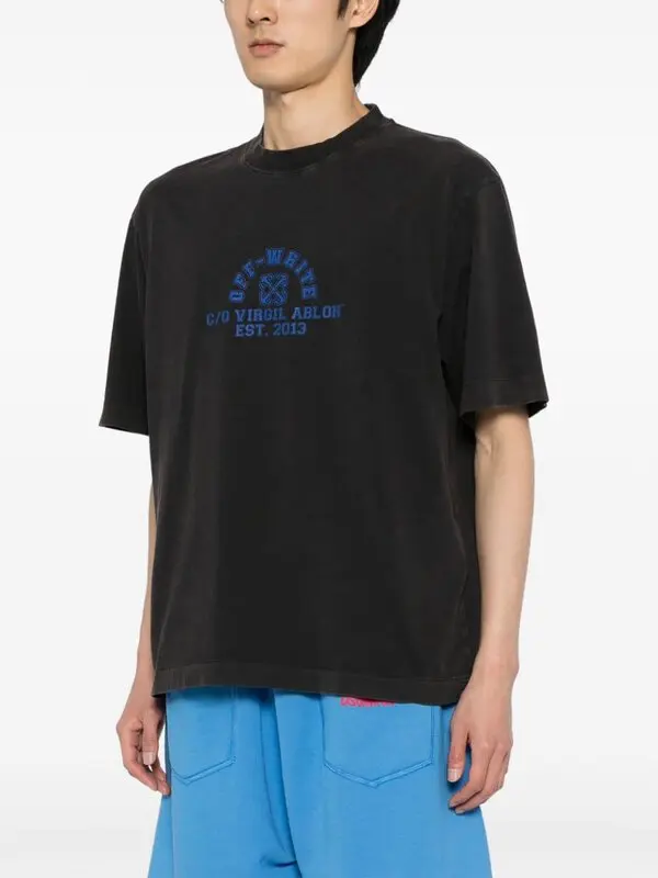 Off-White Logo-print Cotton T-shirt