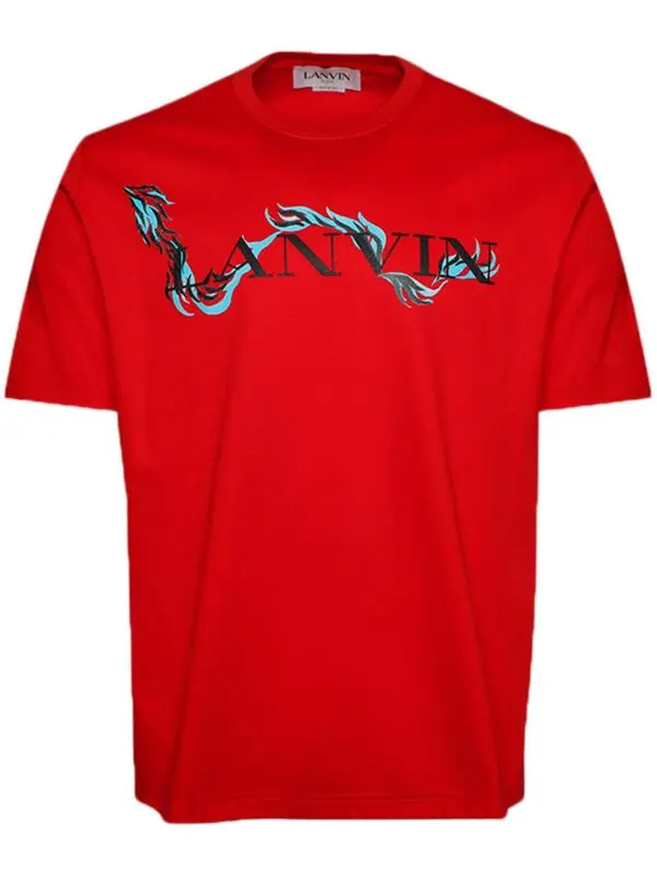 LANVIN Logo-print Cotton T-shirt
