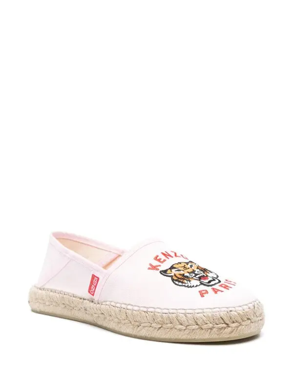 Kenzo Lucky Tiger Canvas Espadrilles