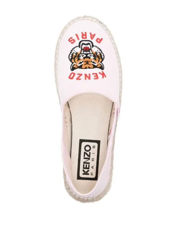 Kenzo Lucky Tiger Canvas Espadrilles
