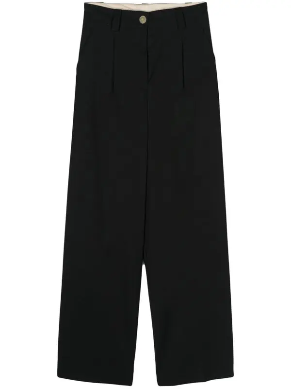 ALYSI High-waist Wide-leg Trousers