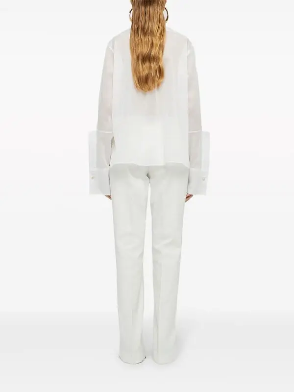 JIL SANDER Tailored Cotton Trousers