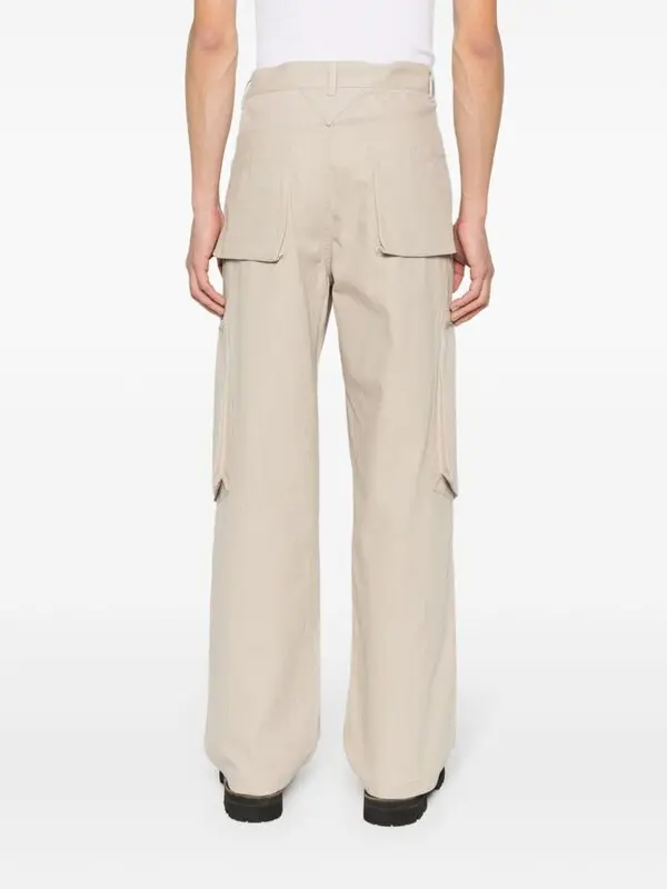 REPRESENT Cotton Trousers With Embroidered Logo
