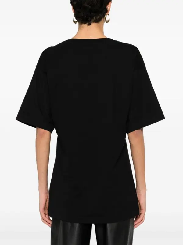 Stella McCartney Cut-out Cotton T-shirt