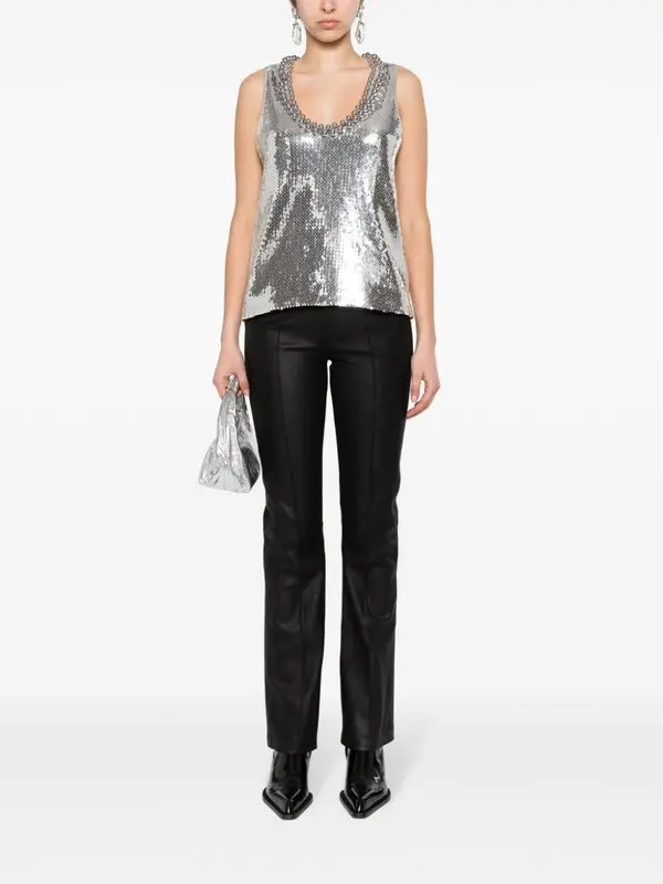 Rabanne Sequin-embellished Top