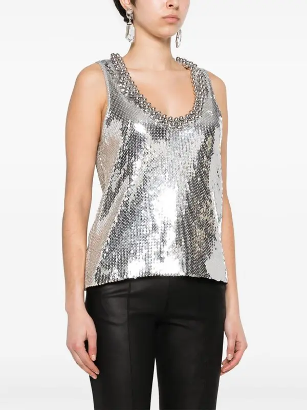 Rabanne Sequin-embellished Top
