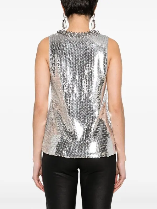 Rabanne Sequin-embellished Top