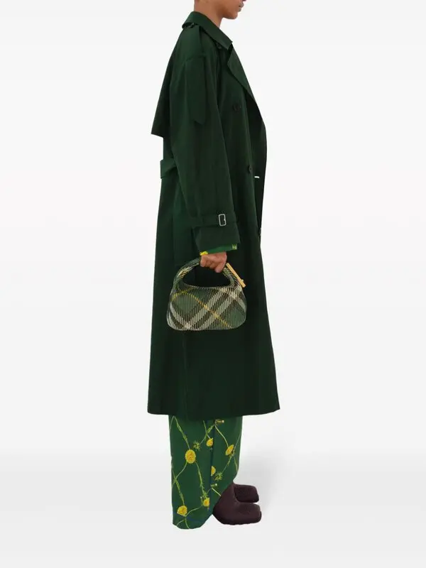 Burberry Long Silk Trench Coat