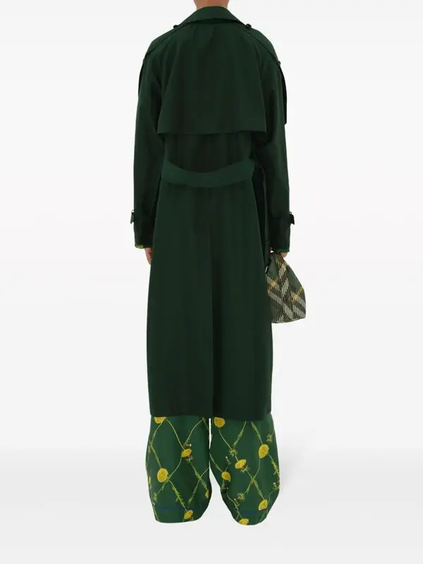 Burberry Long Silk Trench Coat