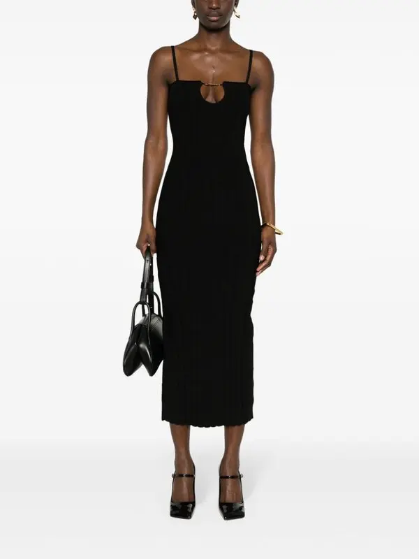 Jacquemus La Robe Sierra Knit Dress - Black