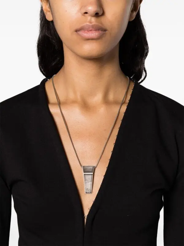Rick Owens Trunk-pendant Quartz Necklace