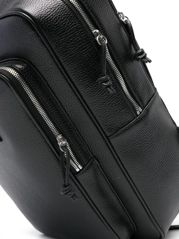 Emporio Armani Grained-leather Backpack