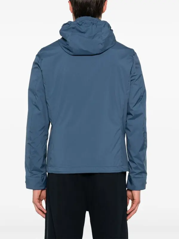 MOORER Duccio-skt Hooded Jacket - Blue