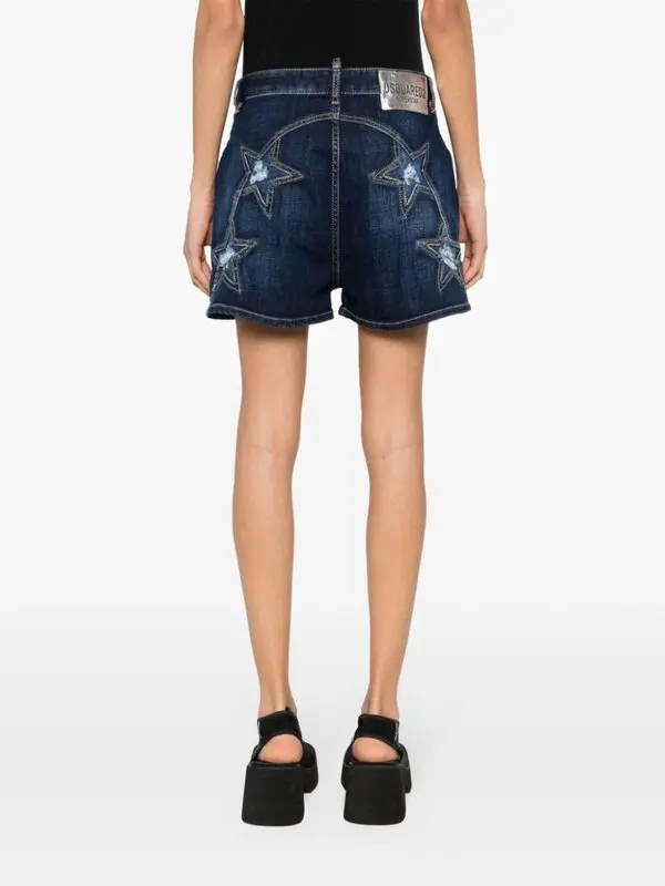 Dsquared2 Baggy Superstar Denim Shorts