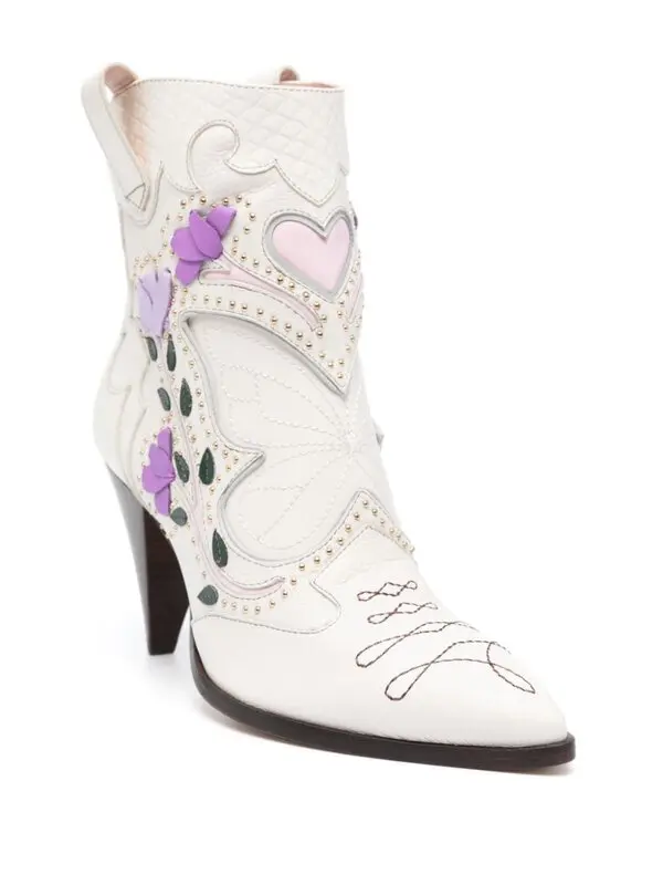 SOPHIA WEBSTER Shelby 85mm Cowboy Boots