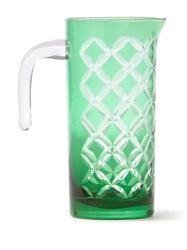 POLSPOTTEN Cuttings Glass Pitcher