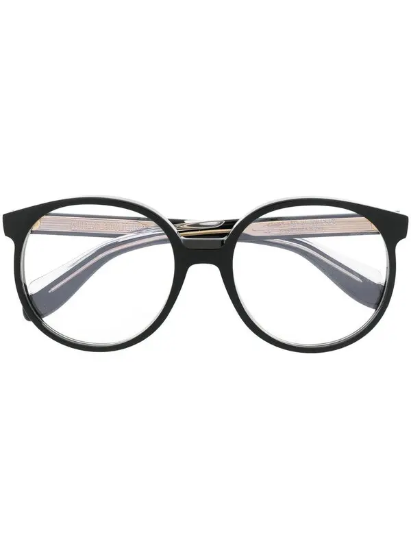 CUTLER & GROSS Round-frame Glasses - Black