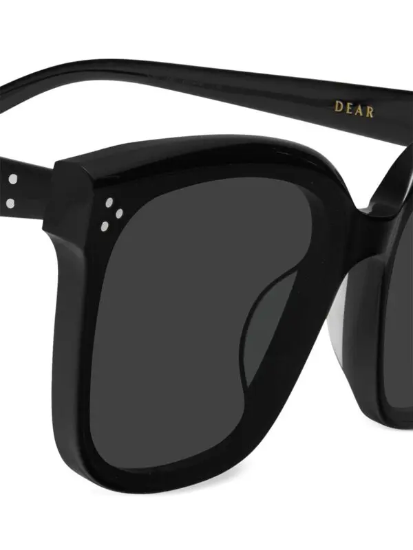 Gentle Monster Mondo Tinted Sunglasses - Black | Editorialist