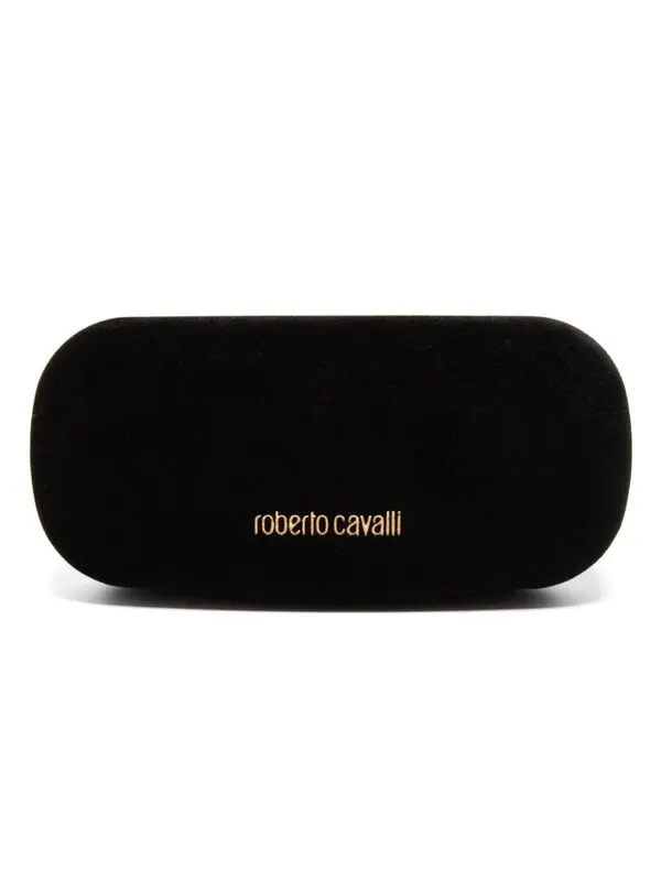 Roberto Cavalli 3d-detail Cat-eye Frame Sunglasses - Black