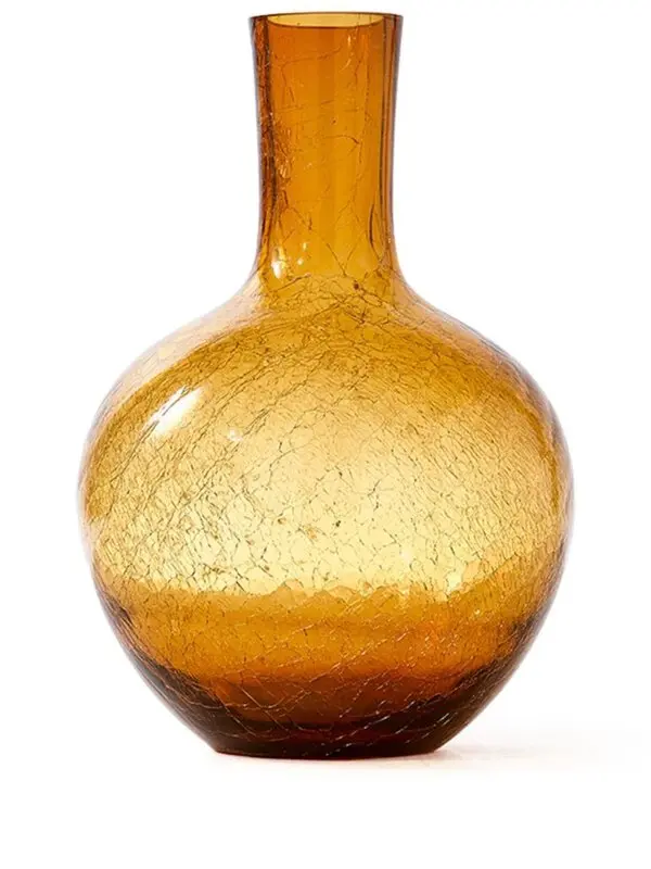 POLSPOTTEN Ball Body Glass Vase - Yellow