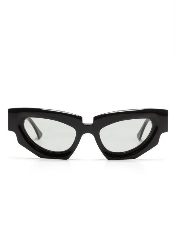 KUBORAUM Asymmetric-frame Sunglasses - Black