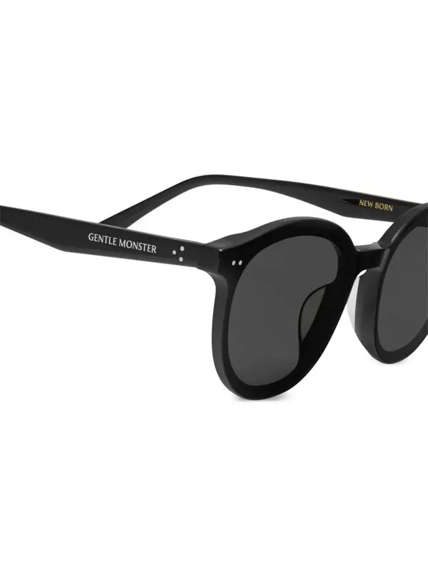 GENTLE MONSTER New Born 01 Sunglasses - Black