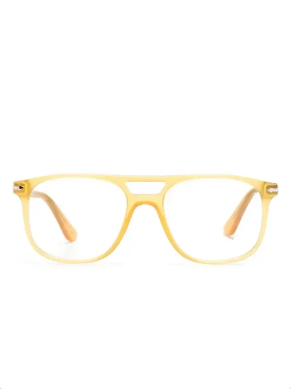 Persol Pilot Frame Eyeglasses - Yellow